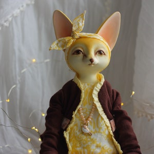 Fennec Fox Art Doll Fox Animal Doll Fantasy Creature - Etsy