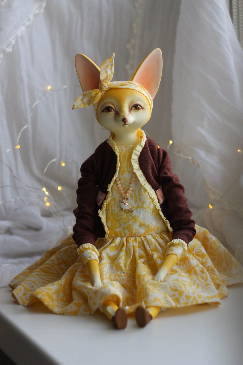 Fennec Fox Art Doll Fox Animal Doll Fantasy Creature - Etsy