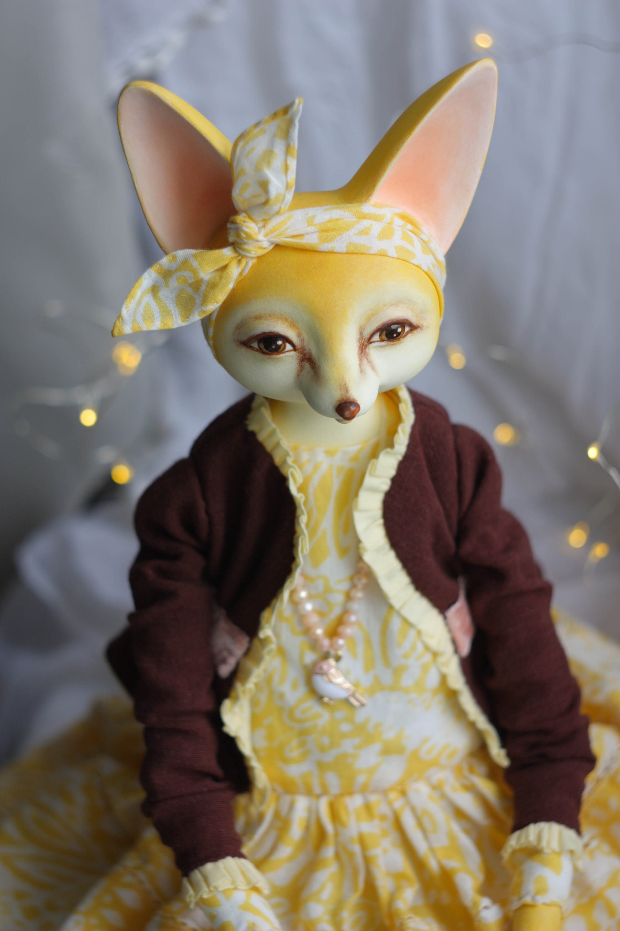 Fennec Fox Art Doll Fox Animal Doll Fantasy Creature - Etsy