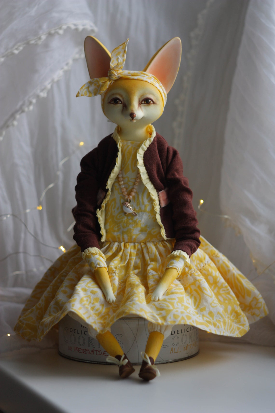 Fennec Fox Art Doll Fox Animal Doll Fantasy Creature - Etsy