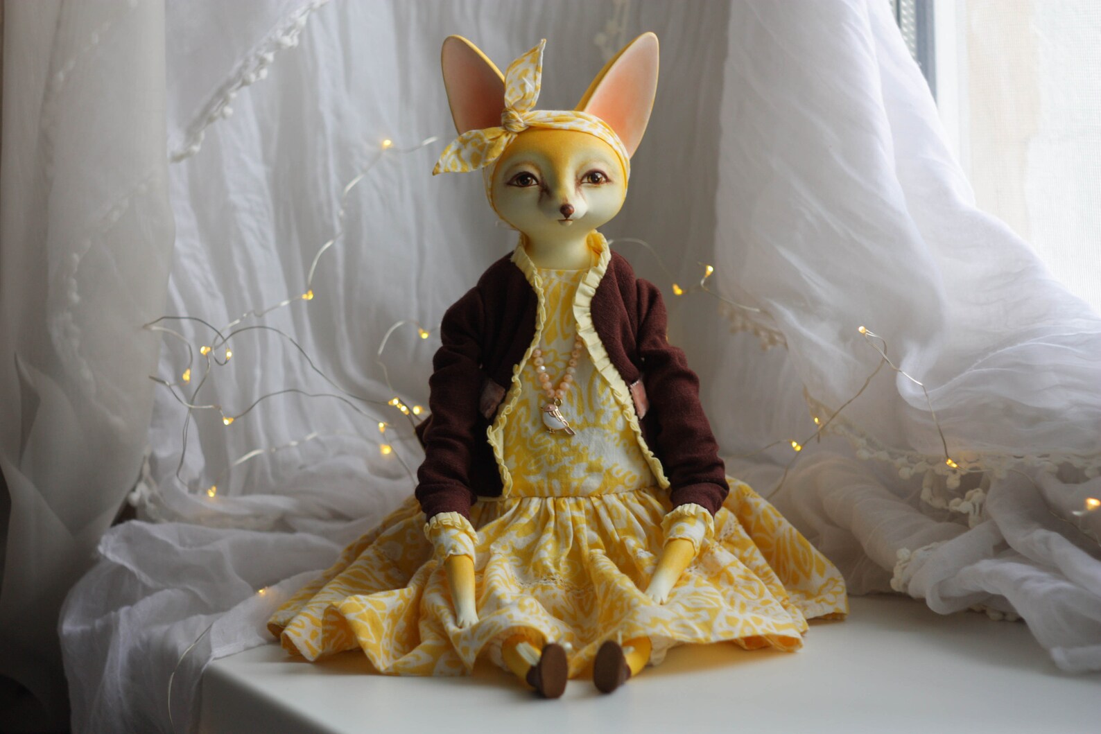Fennec Fox Art Doll Fox Animal Doll Fantasy Creature - Etsy