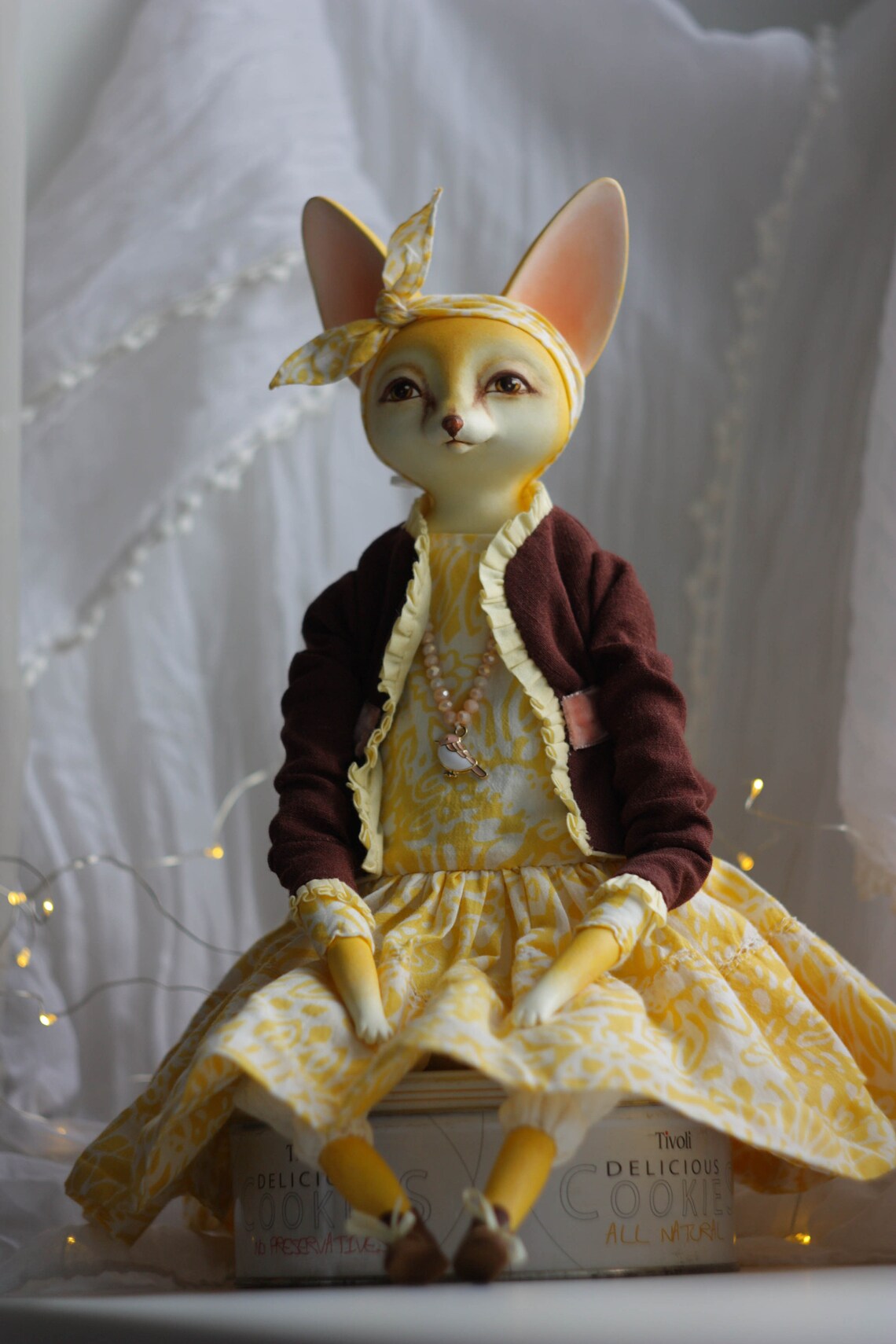 Fennec Fox Art Doll Fox Animal Doll Fantasy Creature - Etsy