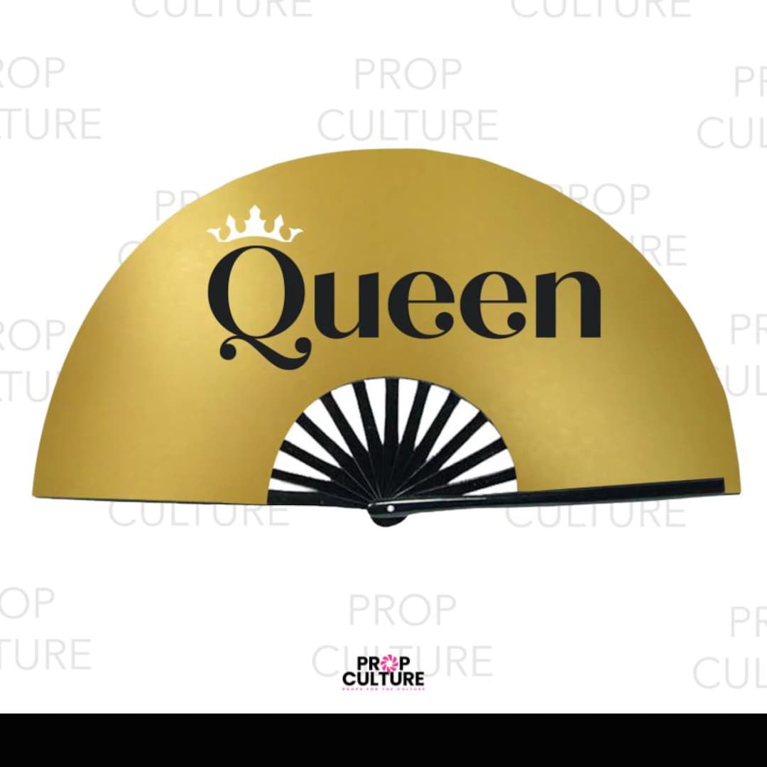 Queen Statement Fan - Etsy