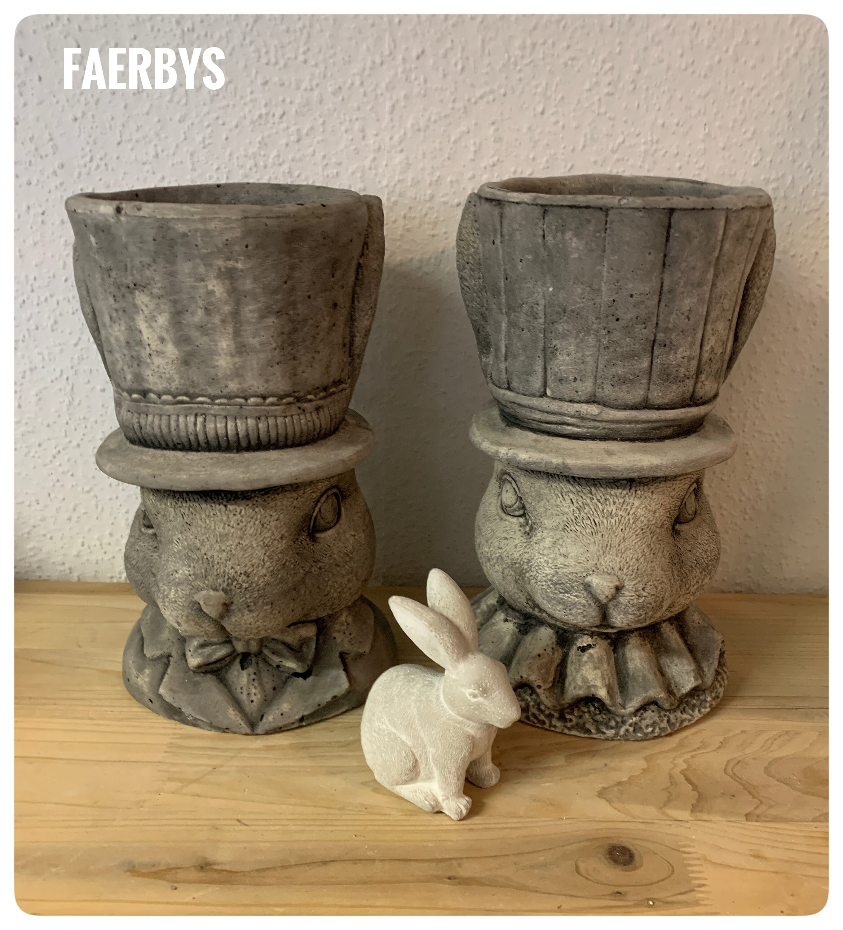 Rabbit Planters Kl alice in Wonderland Concret | Etsy