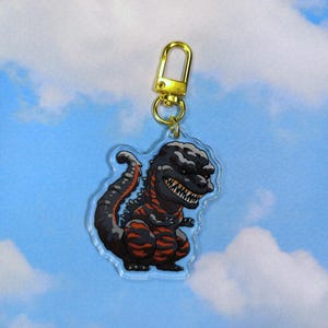 Shin Godzilla Acrylic Charm Keychain - Etsy