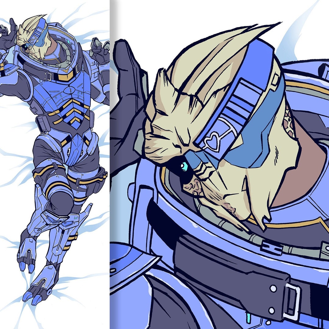 Moe Moe Garrus-chan Dakimakura Pillowcase for Body Pillow - Etsy Finland