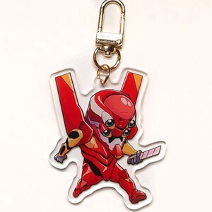 Evangelion EVA Unit Acrylic Charm Keychains Collection - Etsy