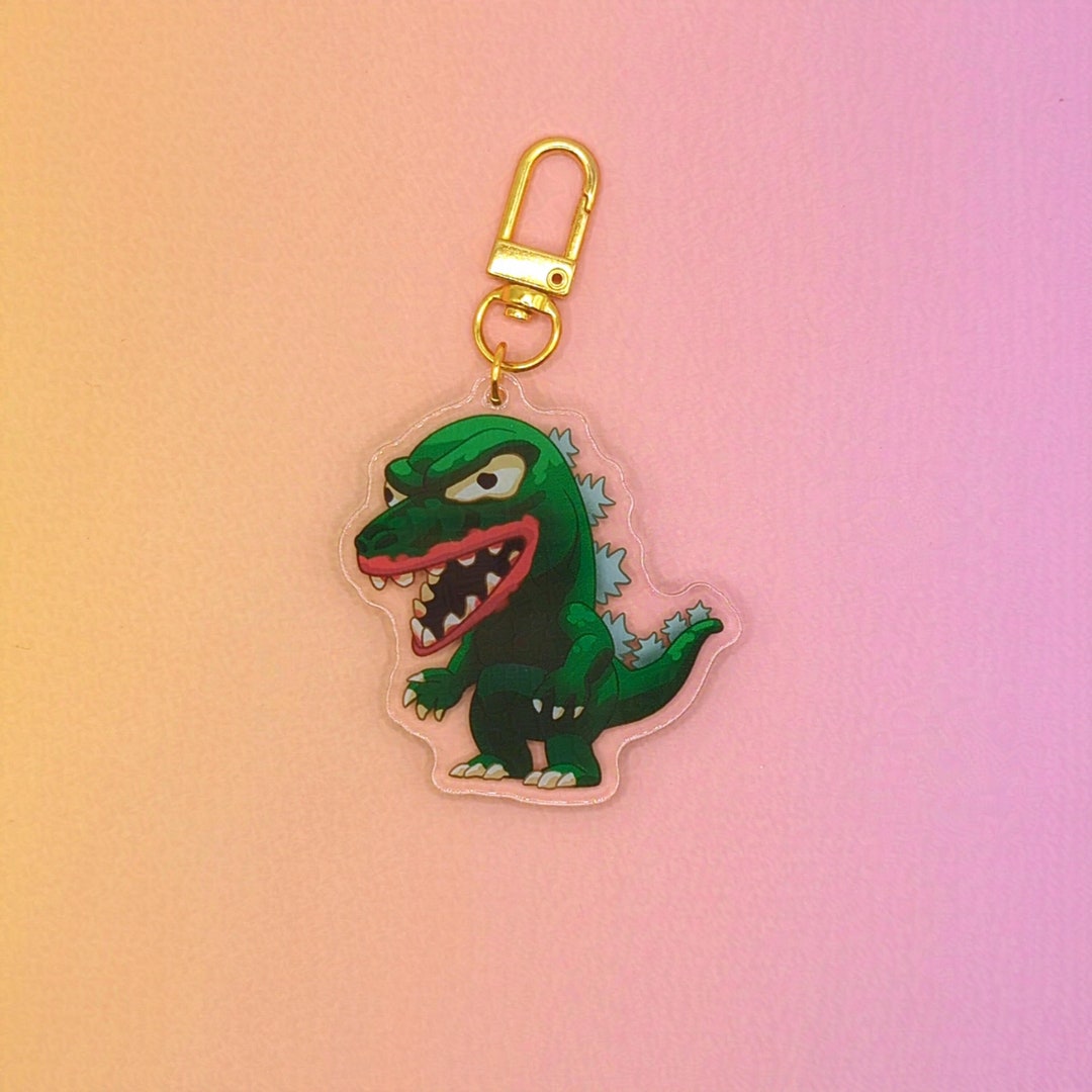 Imperial Toys Godzilla Acrylic Charm Keychain - Etsy Australia