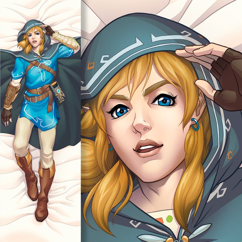 The Legend Of Zelda Body Pillow Etsy