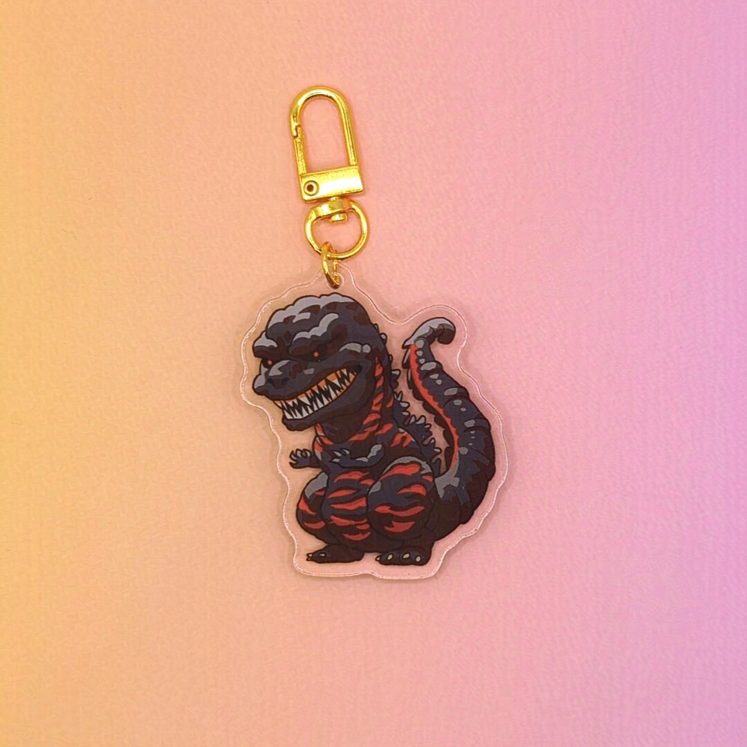 Shin Godzilla Acrylic Charm Keychain - Etsy