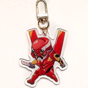 Evangelion EVA Unit Acrylic Charm Keychains Collection - Etsy