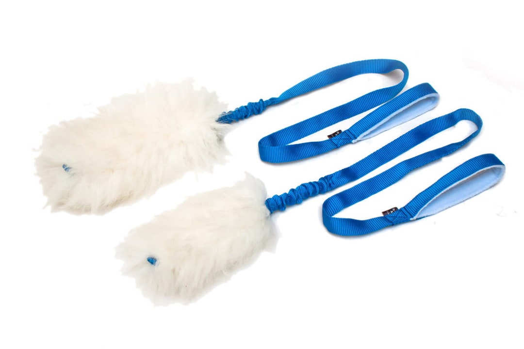 Sirius | Sheepskin | Bungee Tug Toy | Toys for Dogs | Dog Training | Fur Toy | Natural Fur ...