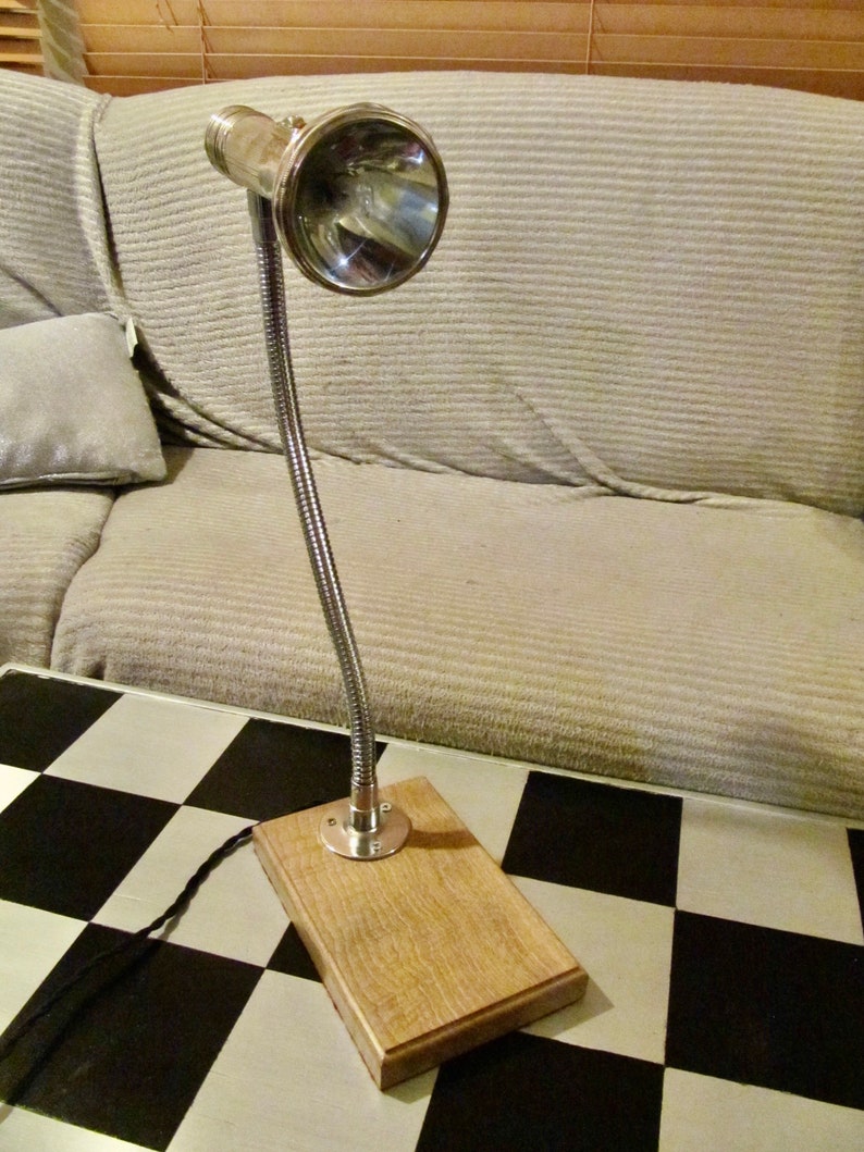 Unique Upcycled Vintage Torch Desk Lamp. - Etsy
