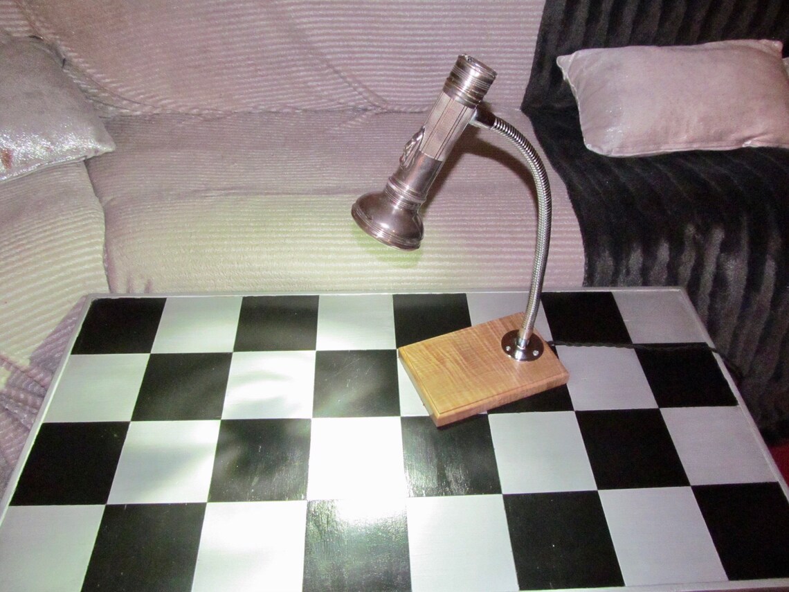 Unique Upcycled Vintage Torch Desk Lamp. - Etsy