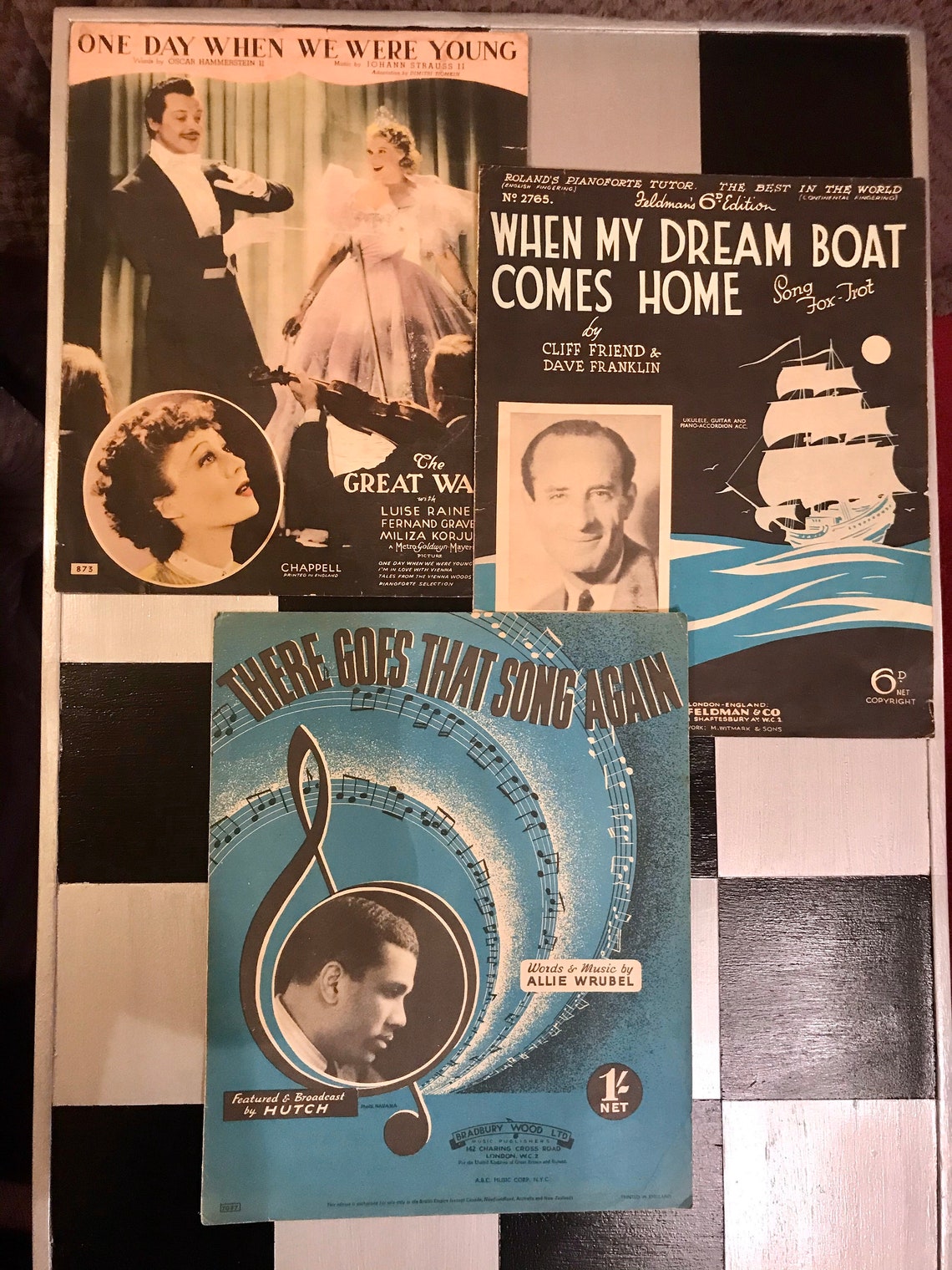 Unique Genuine Vintage 1930s/40s Framed Sheet Music - I Know Why - Etsy