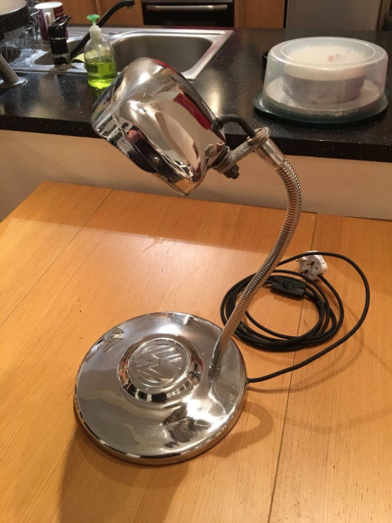 Unique Upcycled Vintage Desk Lamps - Classic Car Theme - Made to Order ...