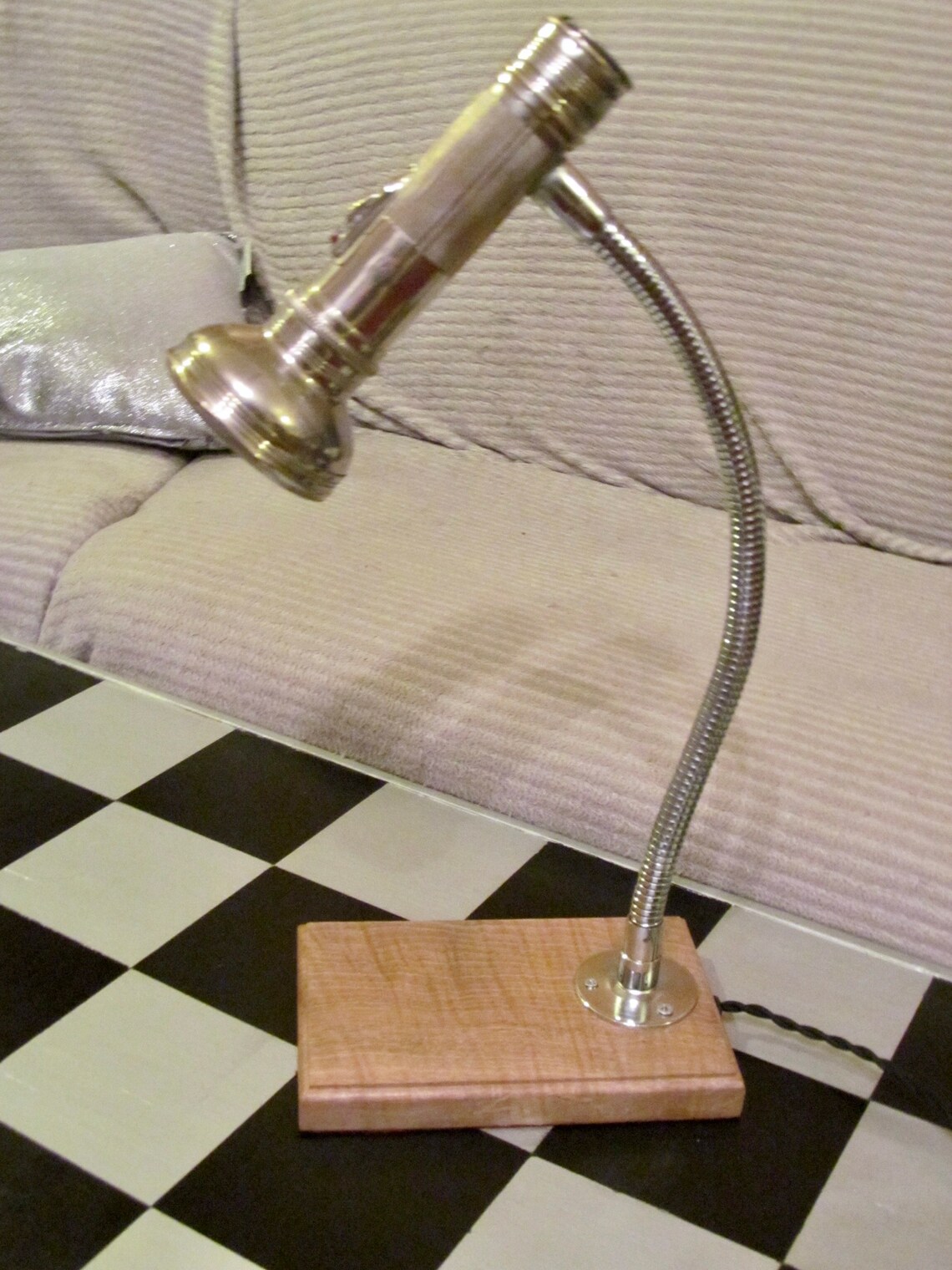 Unique Upcycled Vintage Torch Desk Lamp. - Etsy