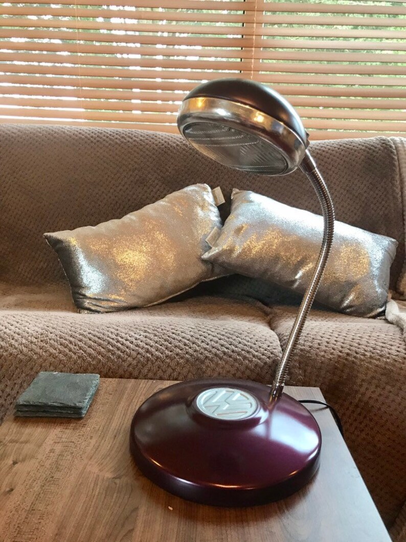 Unique Upcycled Vintage Desk Lamps - Classic Car Theme - Made to Order ...