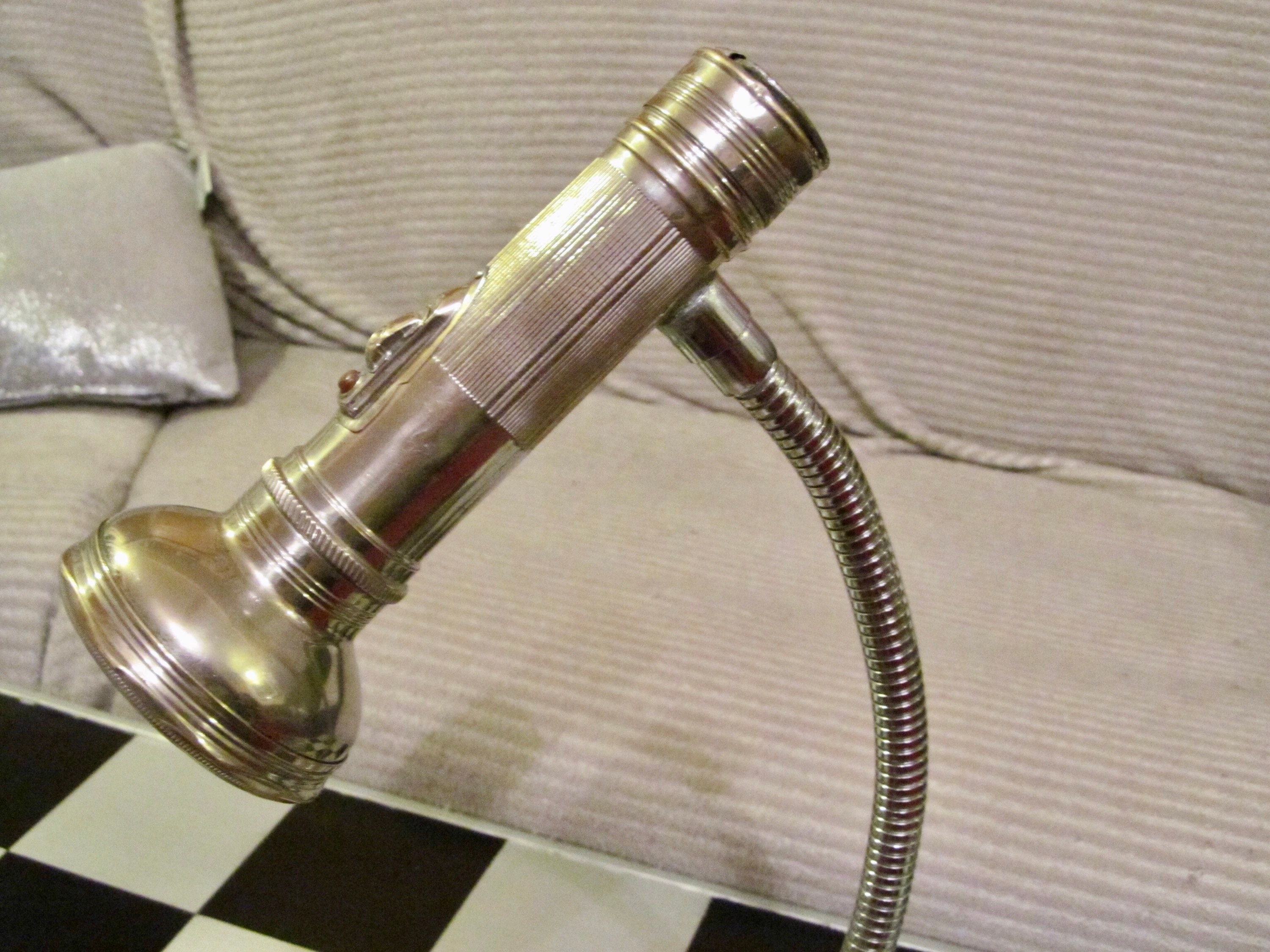 Unique Upcycled Vintage Torch Desk Lamp. - Etsy