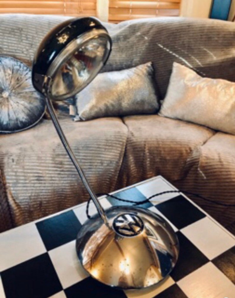 Unique Upcycled Vintage Desk Lamps - Classic Car Theme - Made to Order ...