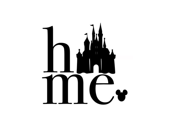 Disney SVG - Disney Home SVG - Disney Castle Svg - Disney Home Cut File ...