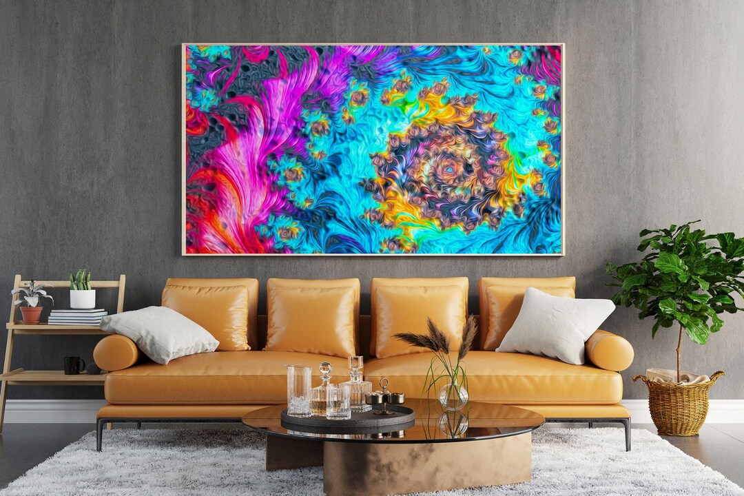 Fractals of Painted Spirals - Etsy