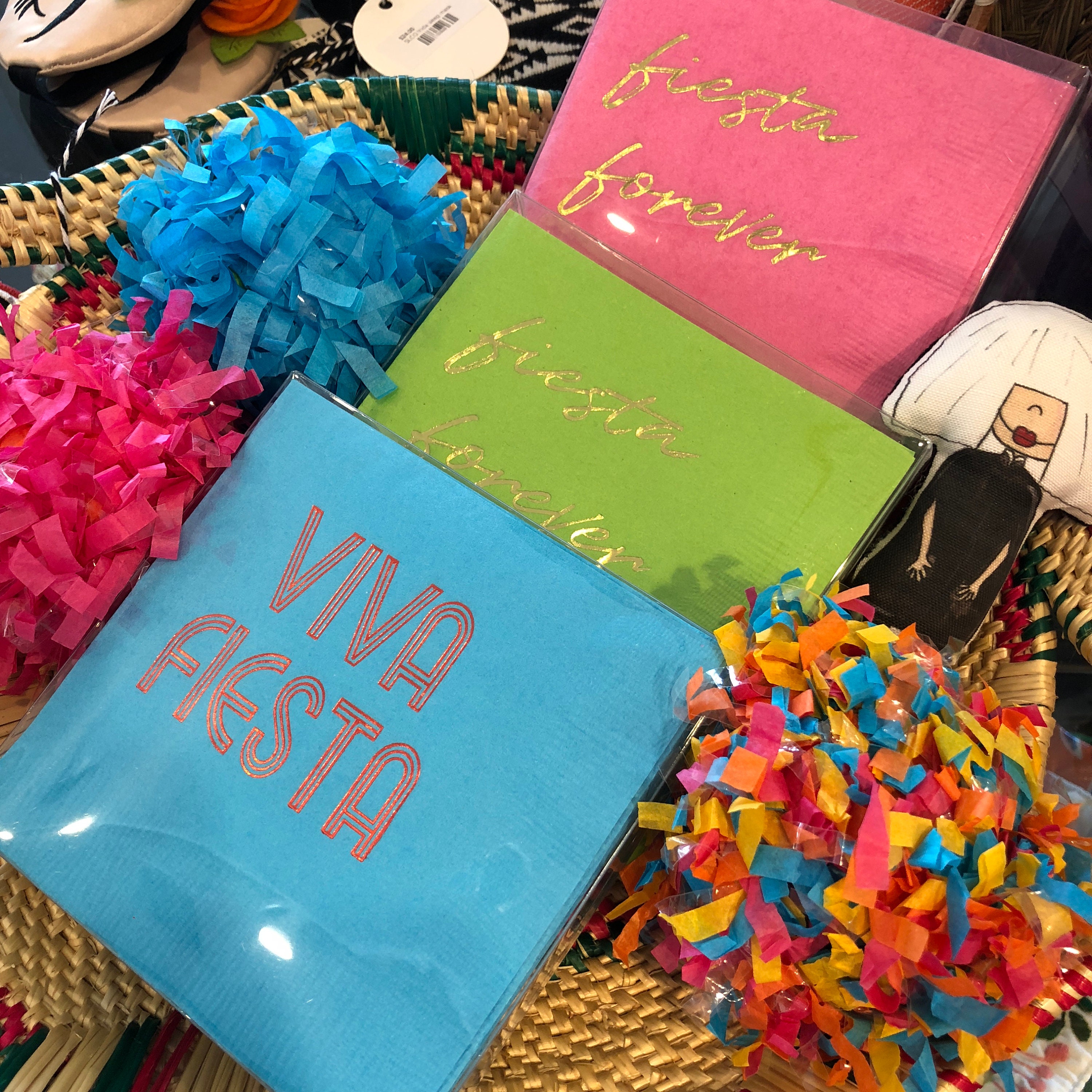 Fiesta Theme Party Viva Fiesta Napkins Mexican Theme Party Rehearsal ...