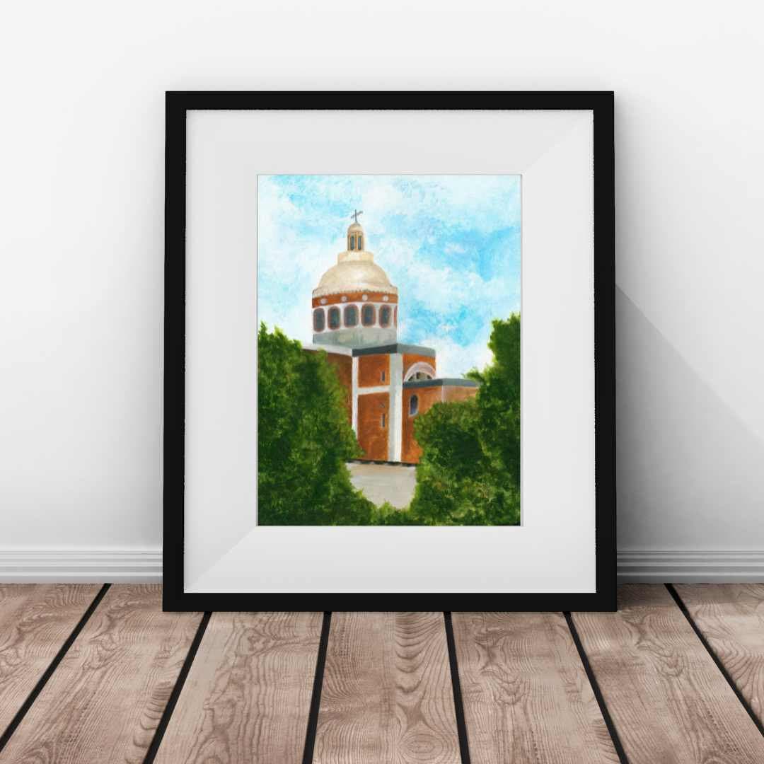 Italian Church Painting Religious Print Church Painting Christian Wall ...