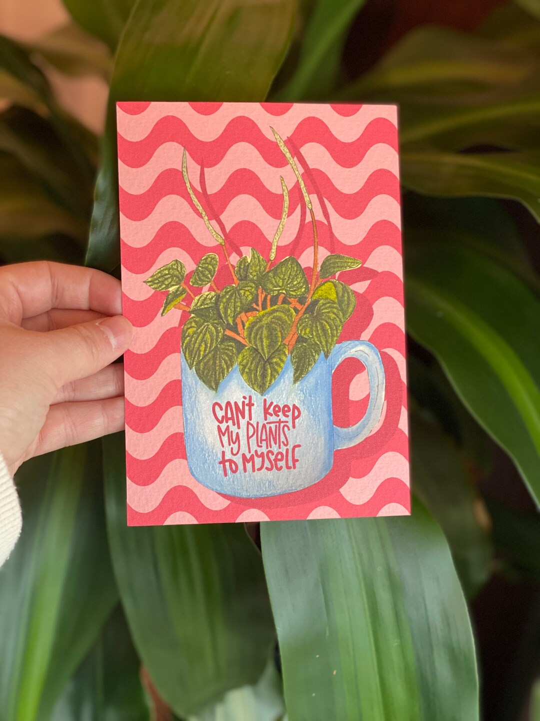 Retro Plant Art - Funky Wall Art for Plant Lovers, Botanical Print ...