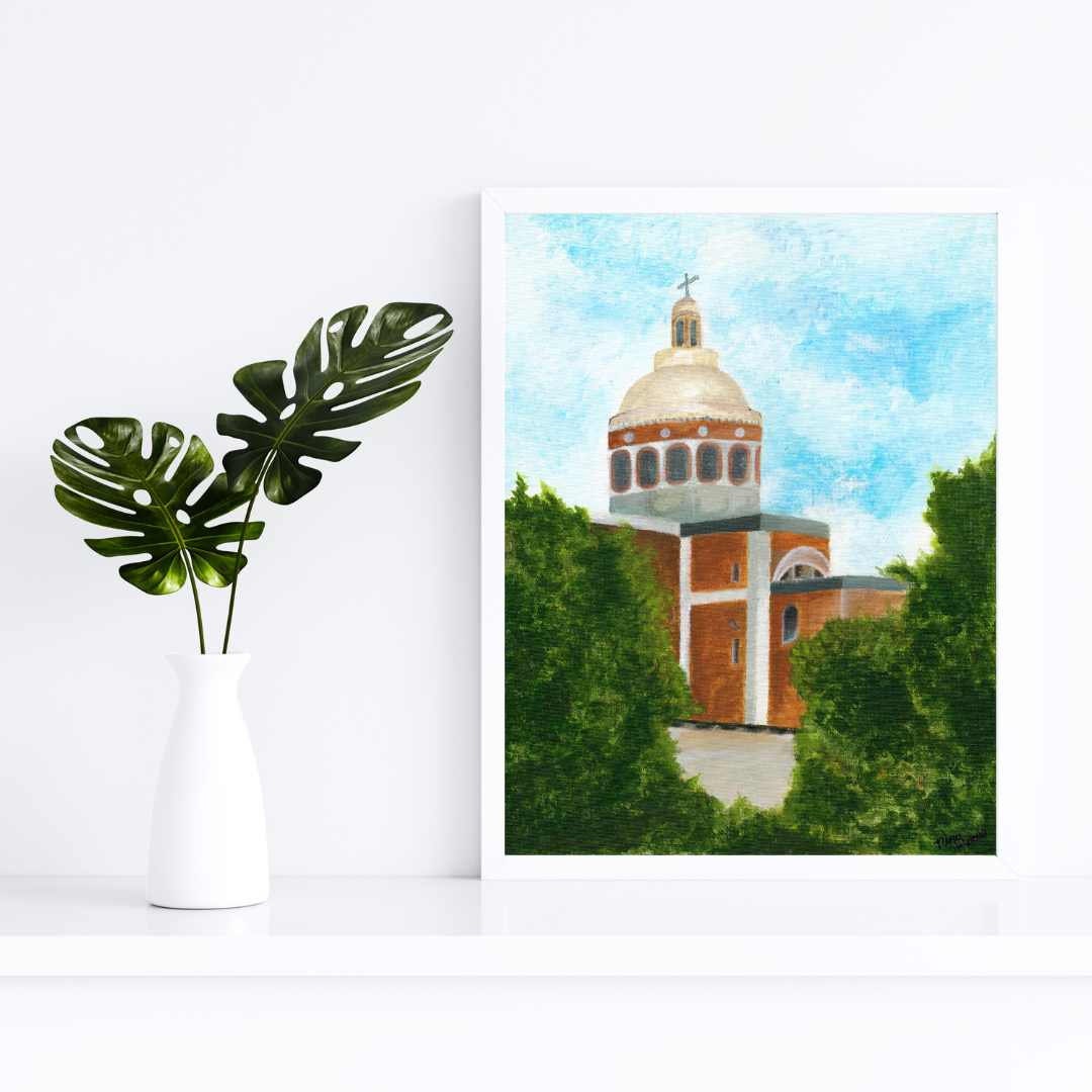 Italian Church Painting Religious Print Church Painting Christian Wall ...