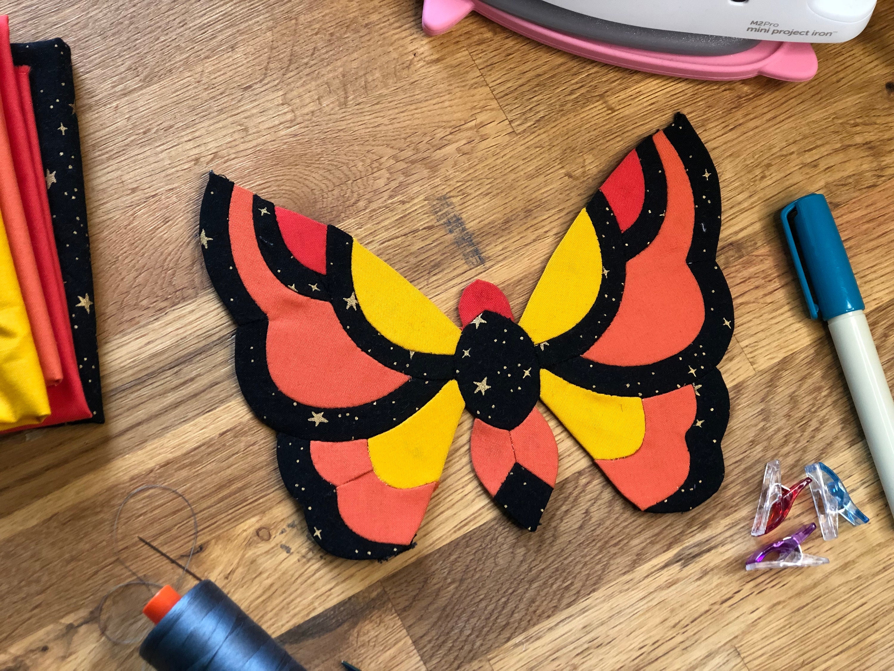 EPP Butterfly Tattoo English Paper Piecing Pattern Quilt - Etsy