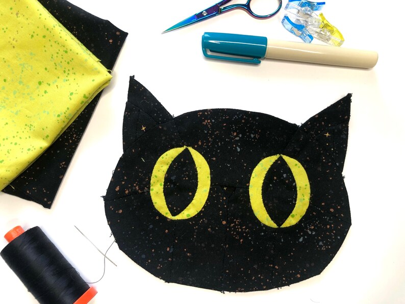 EPP Halloween Cat - English Paper Piecing Pattern, Quilt Pattern - Etsy