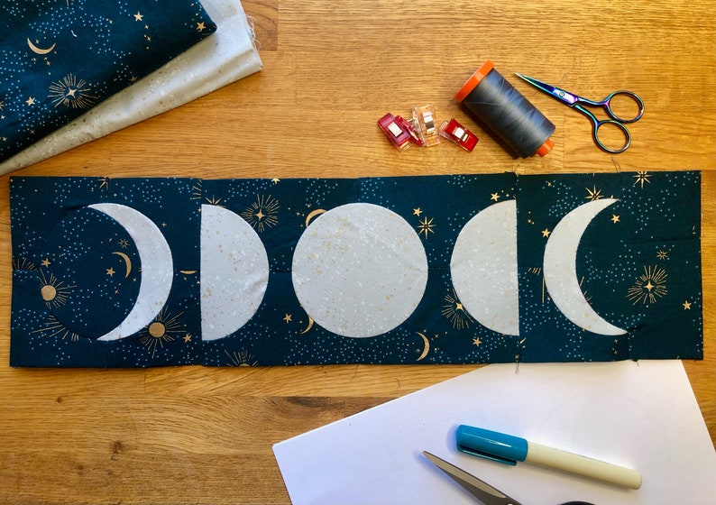 EPP Moon Phases - English Paper Piecing Pattern, Quilt Pattern - Etsy