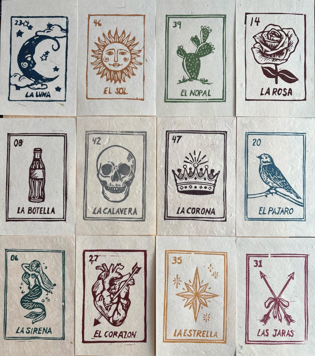 Loteria Card Set - Art Print Bundle - Wall Art - Etsy