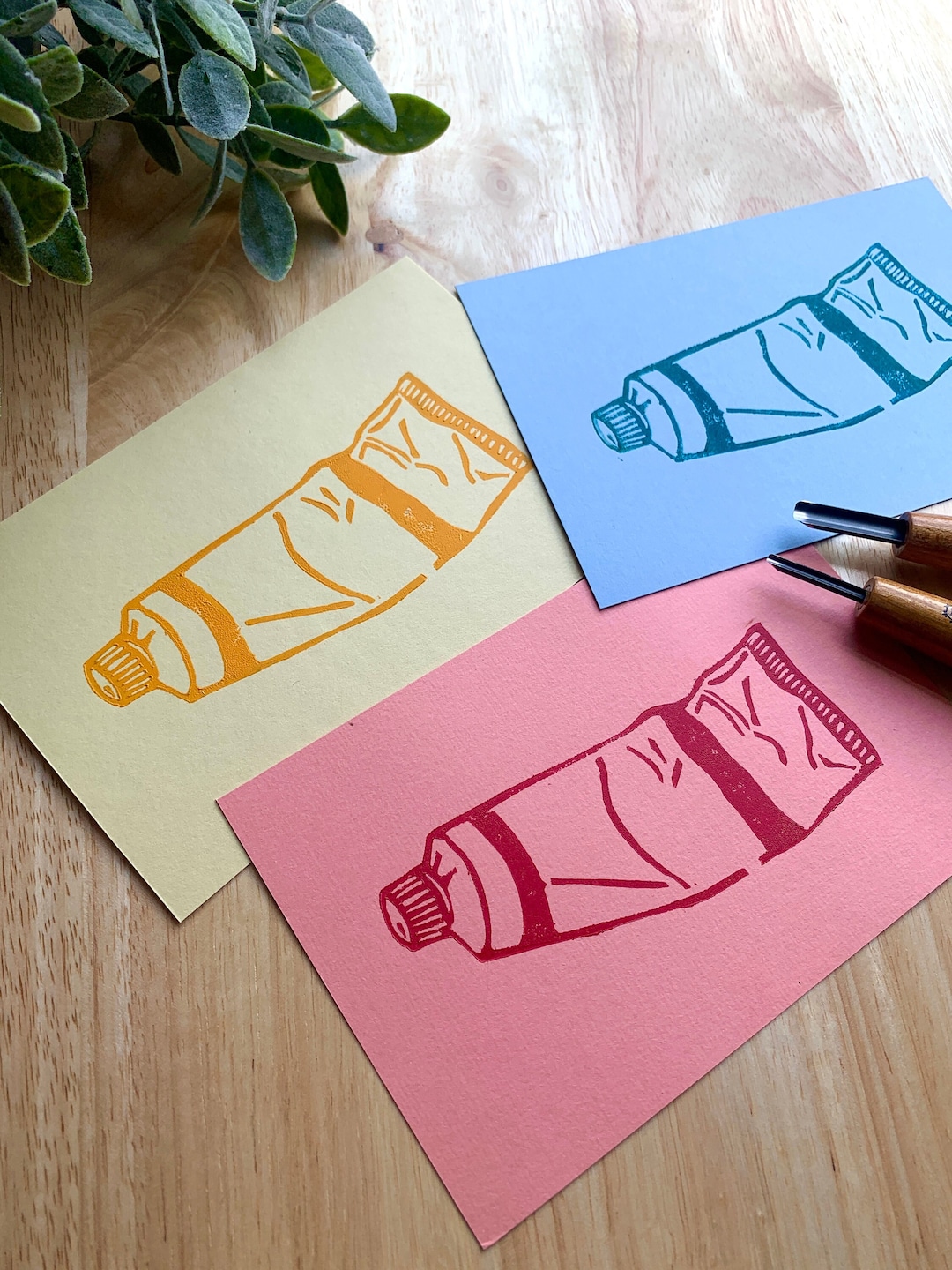 Monochromatic Paint Tube Art Print - Paint Relief Print - Paint Tube ...