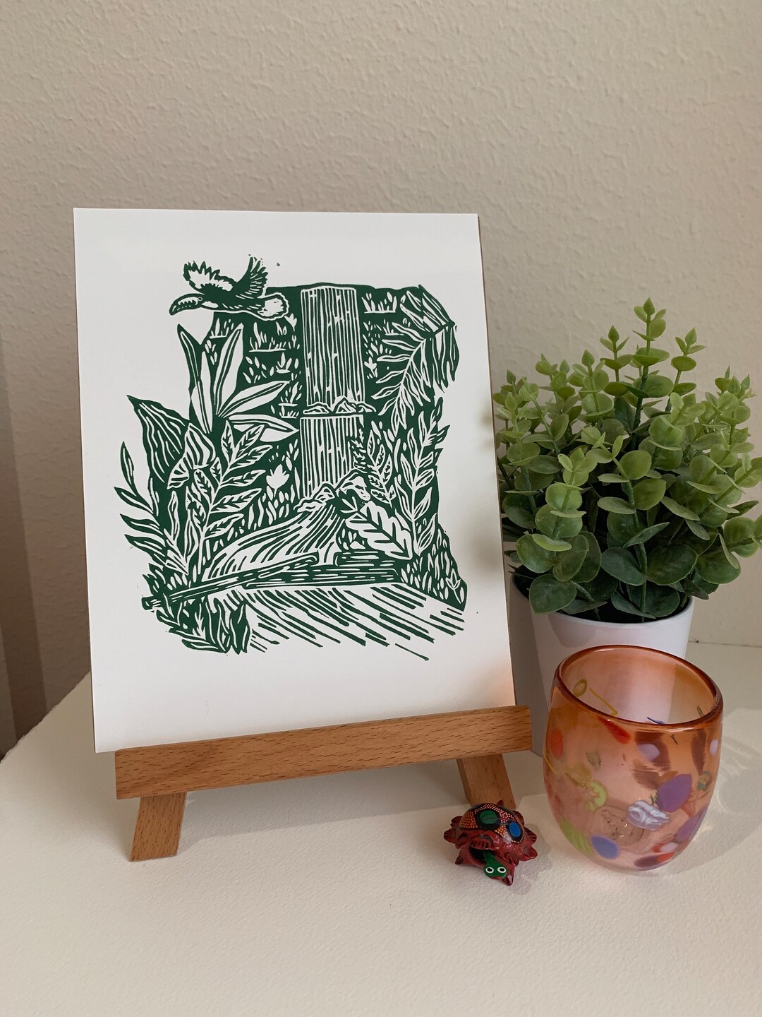 Rainforest Relief Print 8x10 In. - Etsy