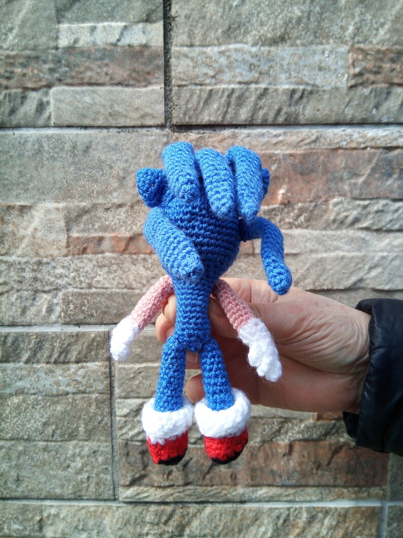 Sonic the Hedgehog Crochet Doll Sonic Amigurumi Sonic Amy - Etsy