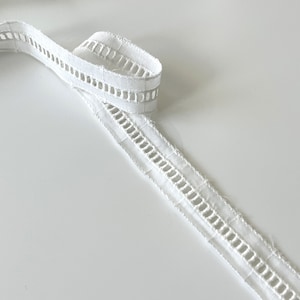 Off White 1" Cotton Ladder Shape Lace Trim - Selling per Yard (LT10) - Etsy