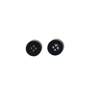 Black 4 Hole Rim Button 16 Ligne(24mm) (button1) - Selling per Piece - Etsy