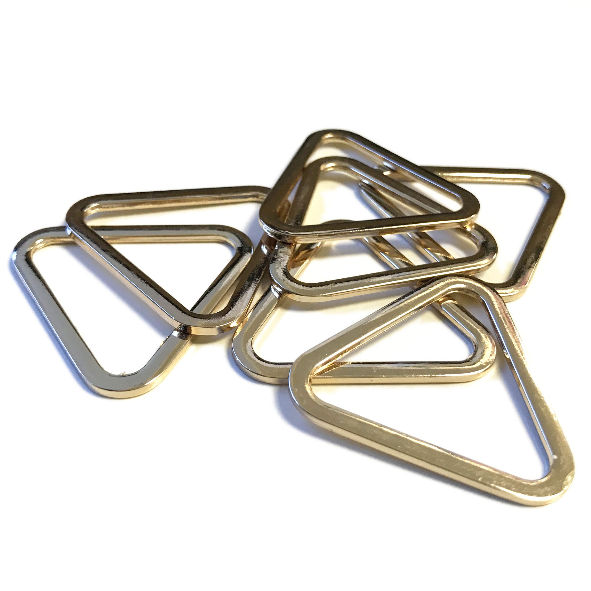 Triangle metal buckle(Gold, Silver)