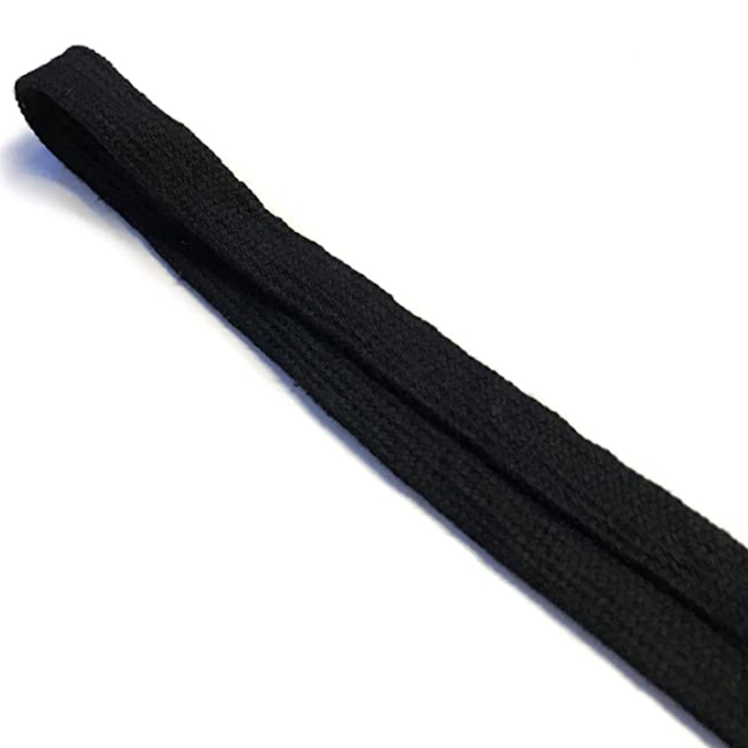 Black Cotton Draw Cord Strap 1/2" - Etsy