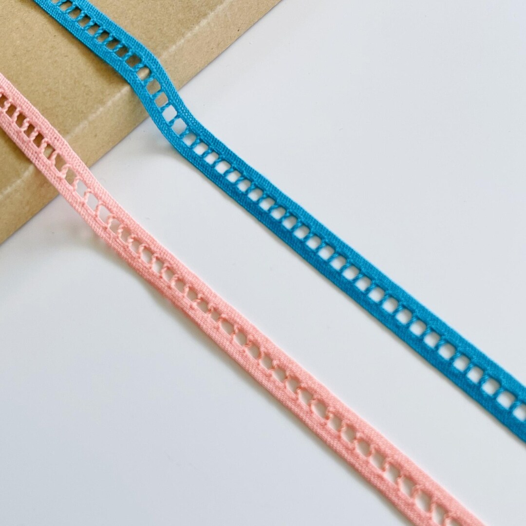 Vibrant Cotton Ladder Lace Trim, Two Color Options, 1/2" Width ...