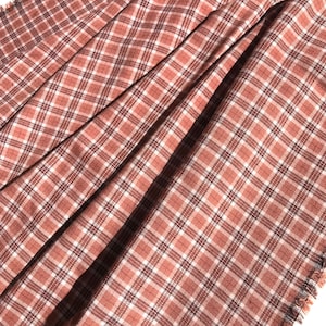 Yarn Dyed Plaid - Rust Combo Brushed Fabric 55/56" (selling per Yard ...