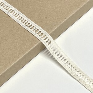 Natural 1/2" Width Cotton Edge Lace Trim - Ladder Shape (LT14) - Etsy