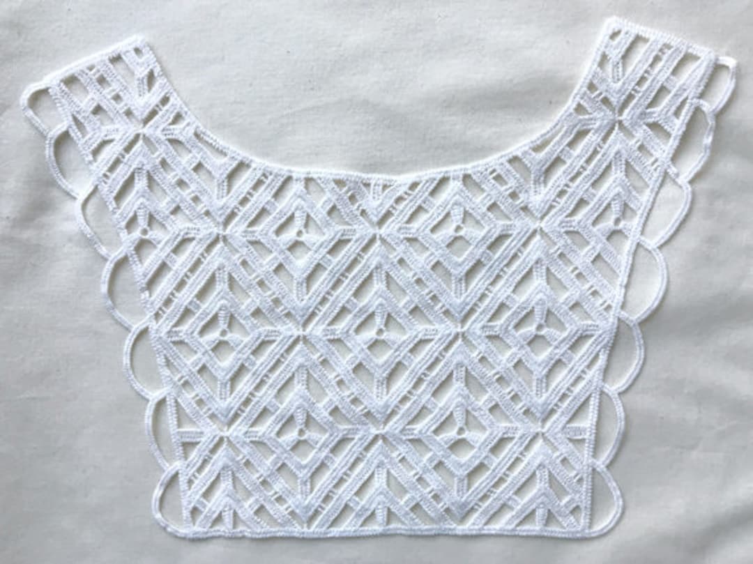 Geometric Shape off White Lace Patch (PAT3-2) - Etsy