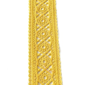 Yellow 2" Cotton Lace Trim (LT32) - Selling per Yard - Etsy
