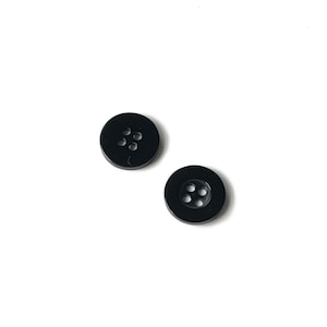 Black 4 Hole Rim Button 16 Ligne(24mm) (button1) - Selling per Piece - Etsy