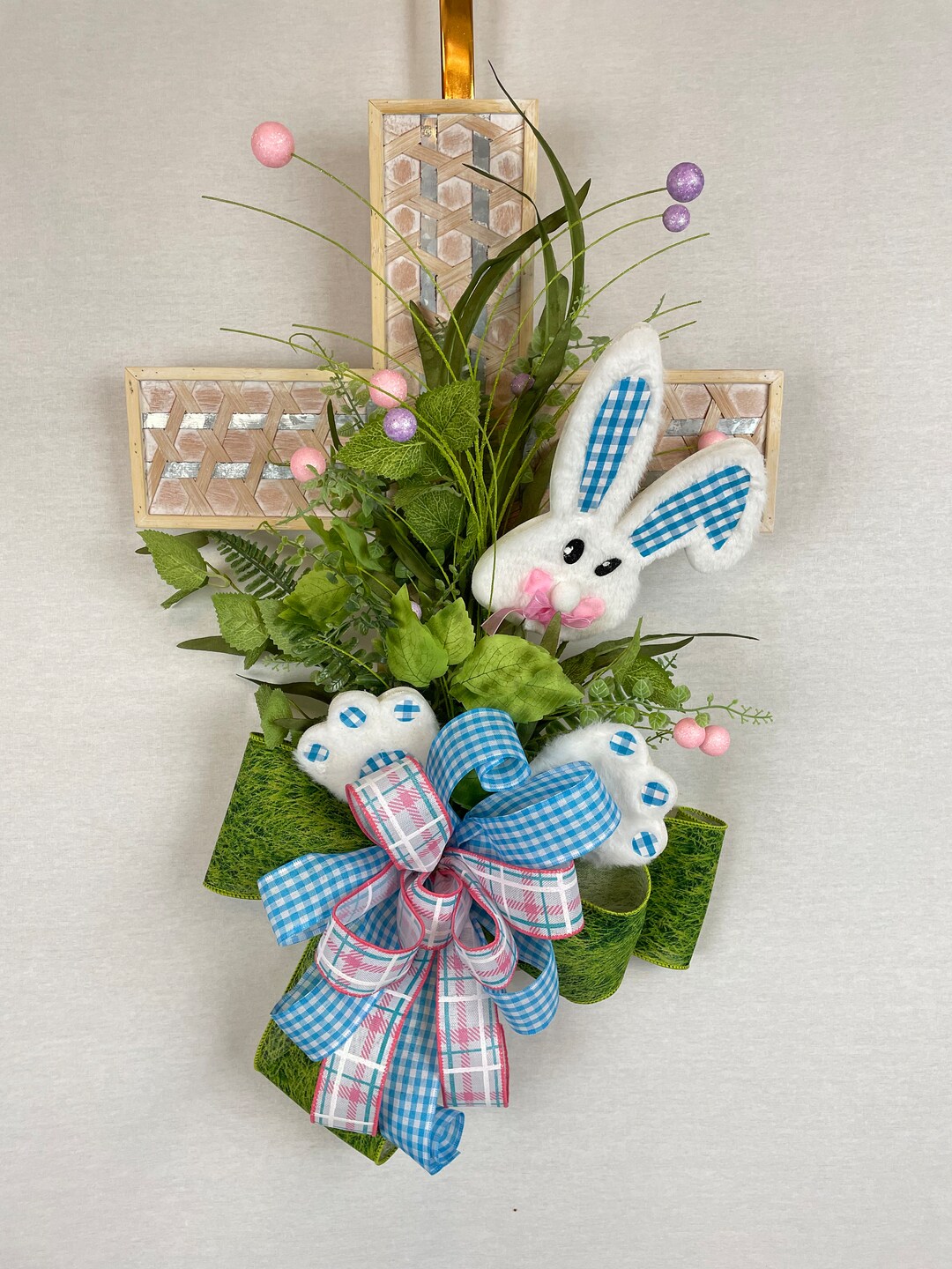 Easter Wood Cross - Etsy