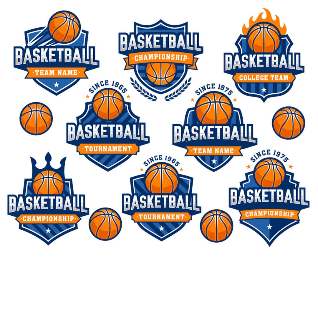 Basketball Logo Templates - Etsy