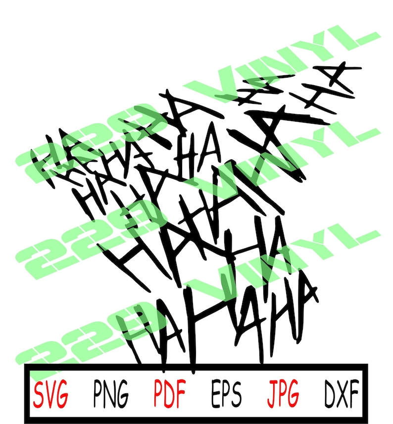 Hahaha Ha Ha Ha SVG Bundle Laughter Joker Pdf Eps Jpg Dxf Png - Etsy